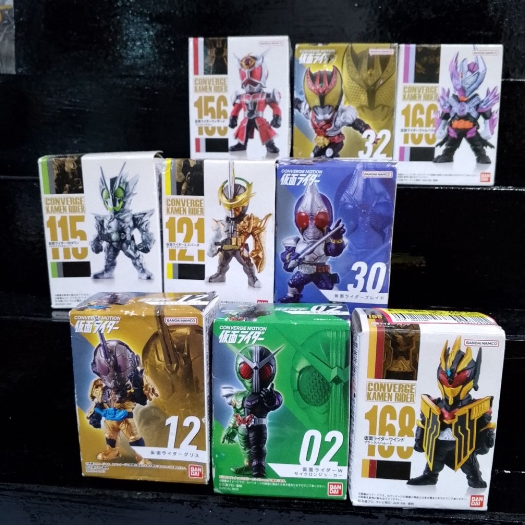 Jual Figure Kamen Rider Converge Series Blade W Wizard Kiva Decade Zero ...