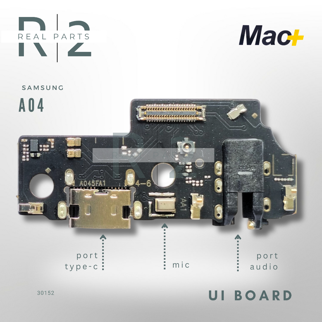 Jual Papan Cas Mic + IC SAMSUNG A04 / A045 / A045F UI Board HF PCB ...