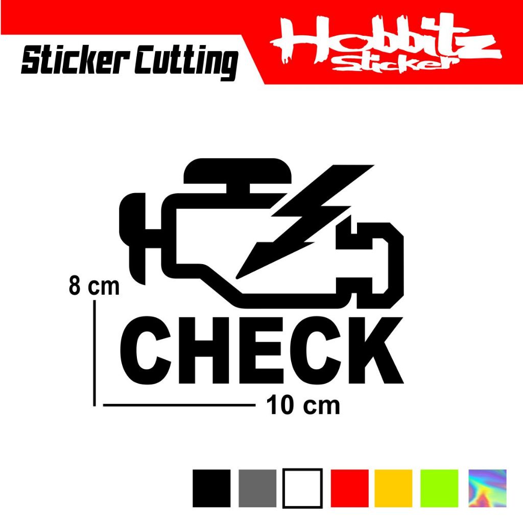 Jual Sticker Cutting Engine Cek Bahan Stiker Reflektif Hologram ...