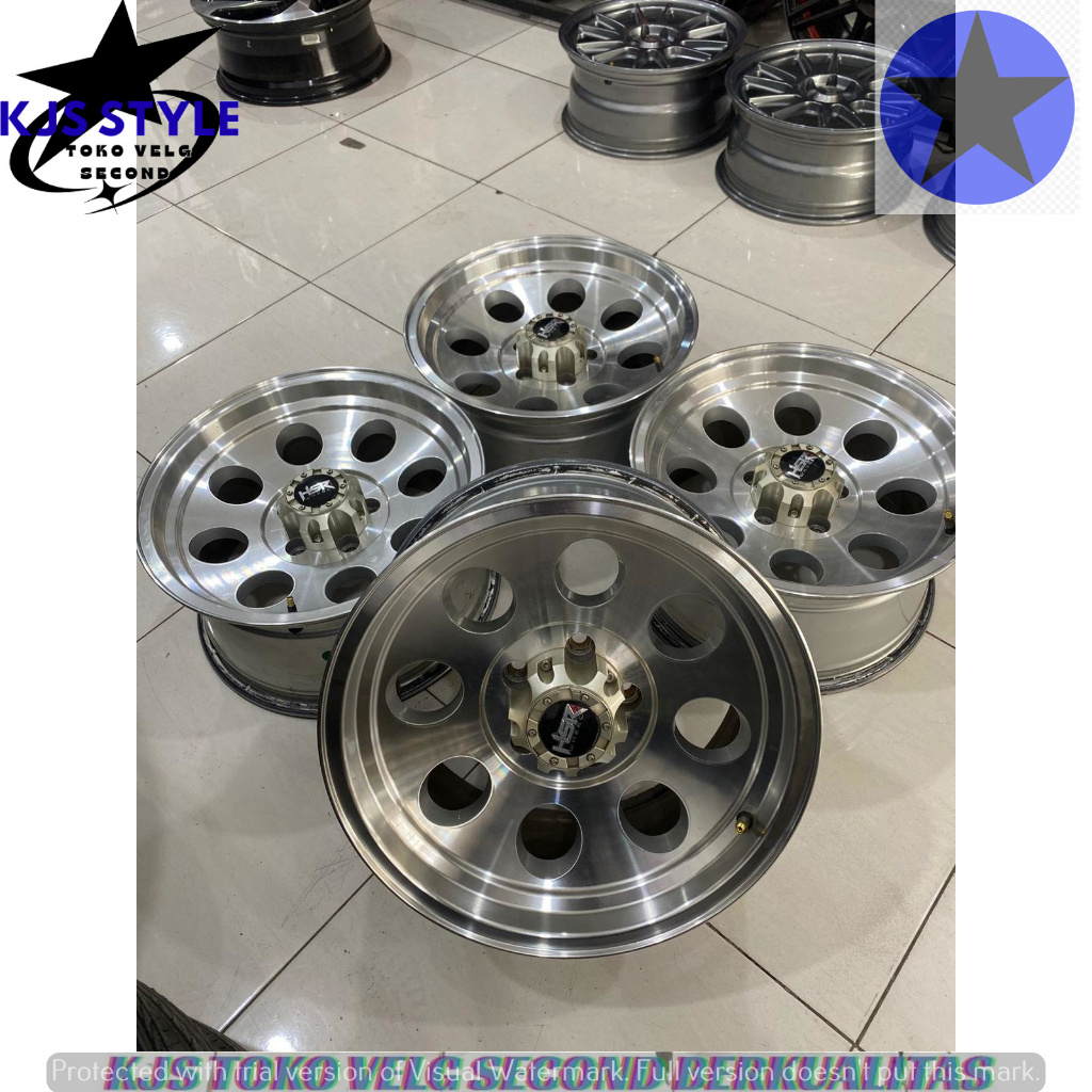 Jual VELG MOBIL BEKAS MODEL HSR DUFFY RING 16 LEBAR 8 RATA PCD 5X114,3 ...
