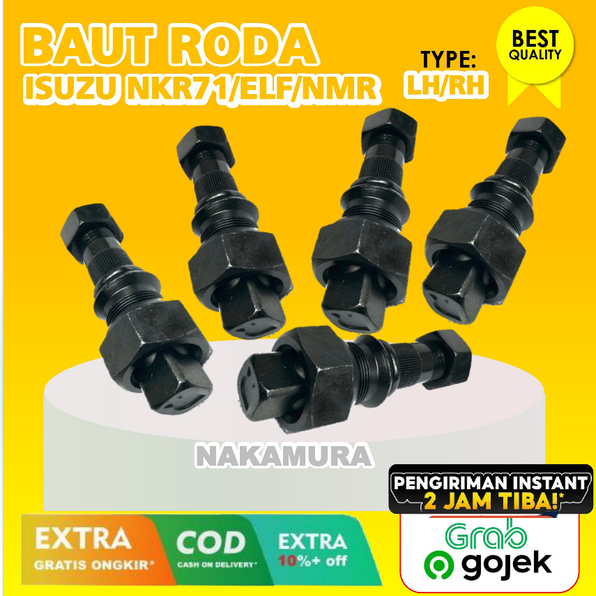 Jual BAUT RODA BELAKANG MOBIL ISUZU NKR71/NMR/ HITAM BON | Shopee Indonesia