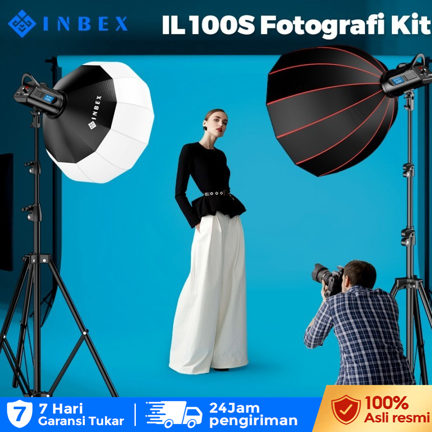 Jual INBEX IL100S Profession Lampu Studio 100W Live kit Foto Fil Light ...