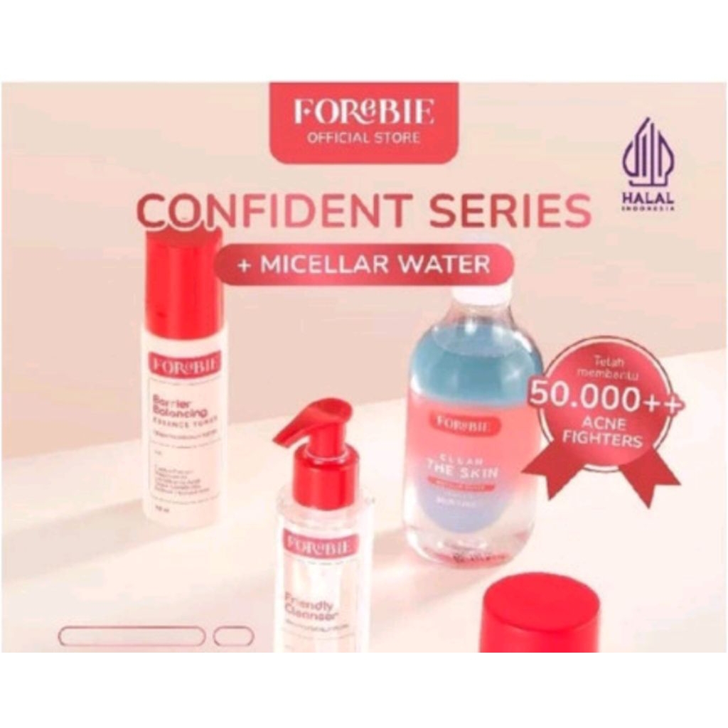 Jual FOREBIE SKINCARE FIGHT ACNE MOIST SERUM CLEAN THE SLIN MICELLAR ...