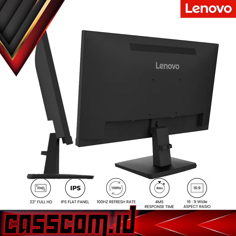 Jual Monitor LED Lenovo L22-4e 22" IPS FHD 100Hz VGA +HDMI 99% sRGB ...