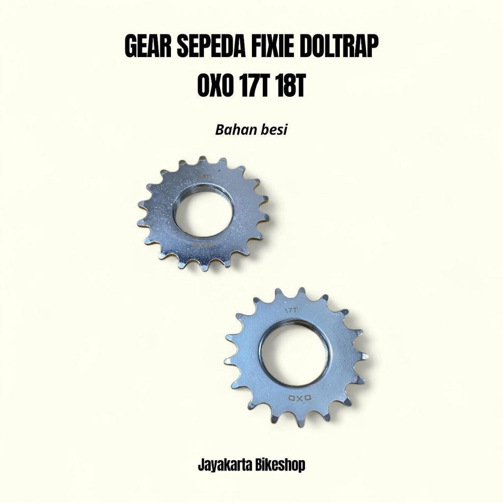 Jual GEAR SEPEDA FIXIE DOLTRAP OXO 17T 18T | FIXIE SINGLE SPEED REAR ...