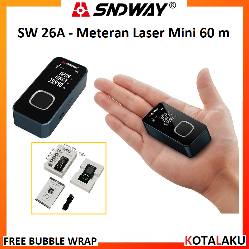 Jual Sndway SW 26A Meteran Laser Digital Rangefinder Alat Ukur Jarak ...