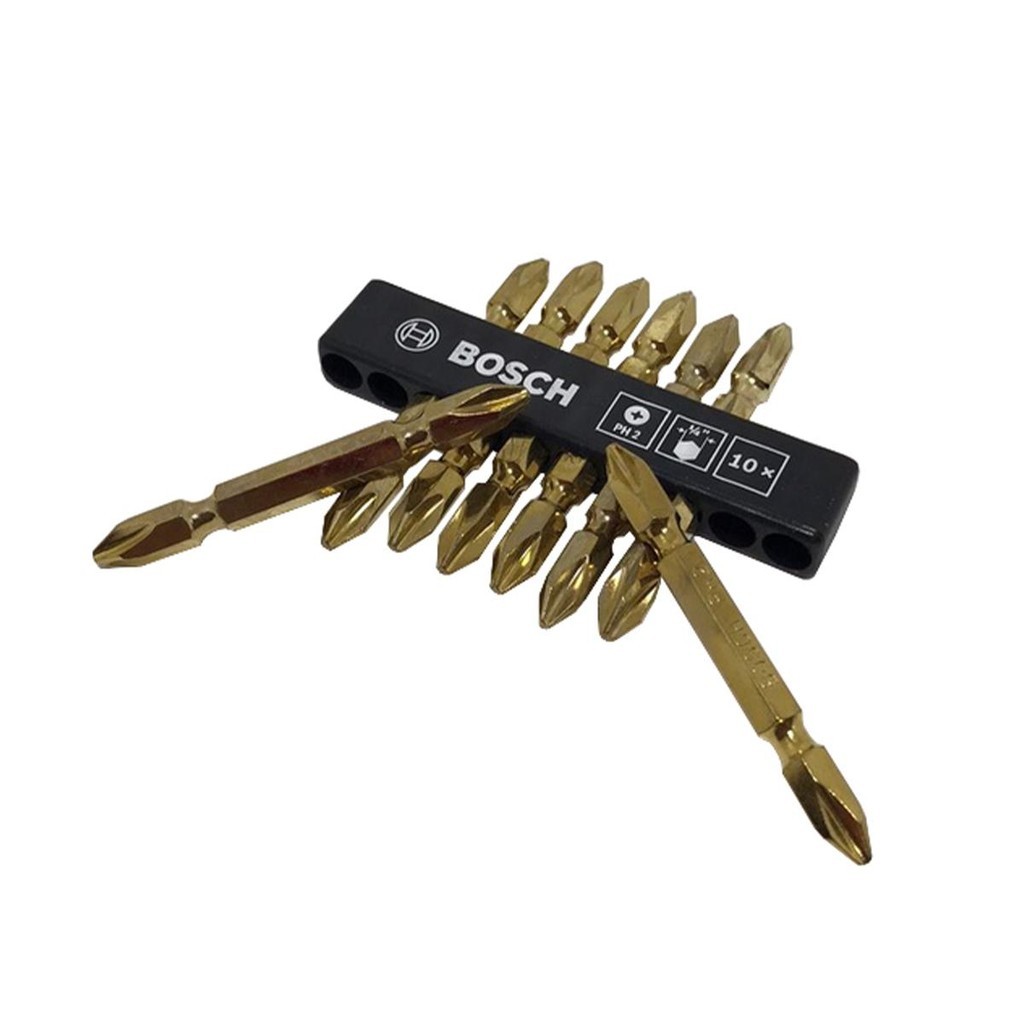 Jual Mata Bor Obeng BOSCH PH 2 x 65 mm Gold Kepala Sekrup Skrup Kembang ...