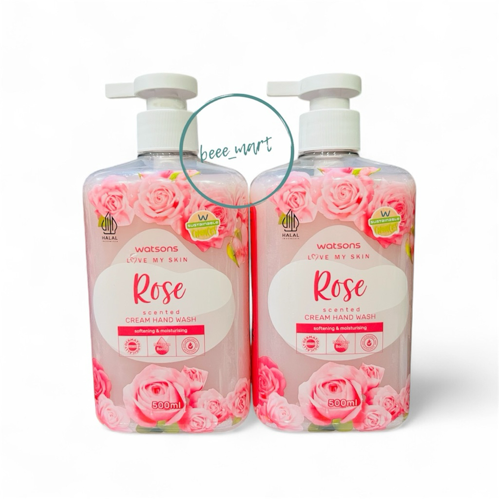 Jual Watsons Rose Cream Hand Wash 500 ml / Sabun Cuci Tangan Watsons ...