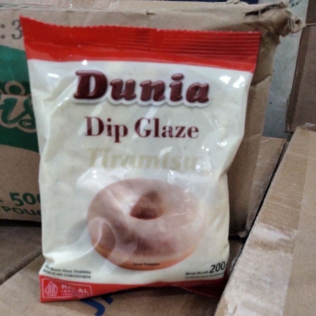 Jual DUNIA DIP GLAZE TIRAMISU 200G | Shopee Indonesia