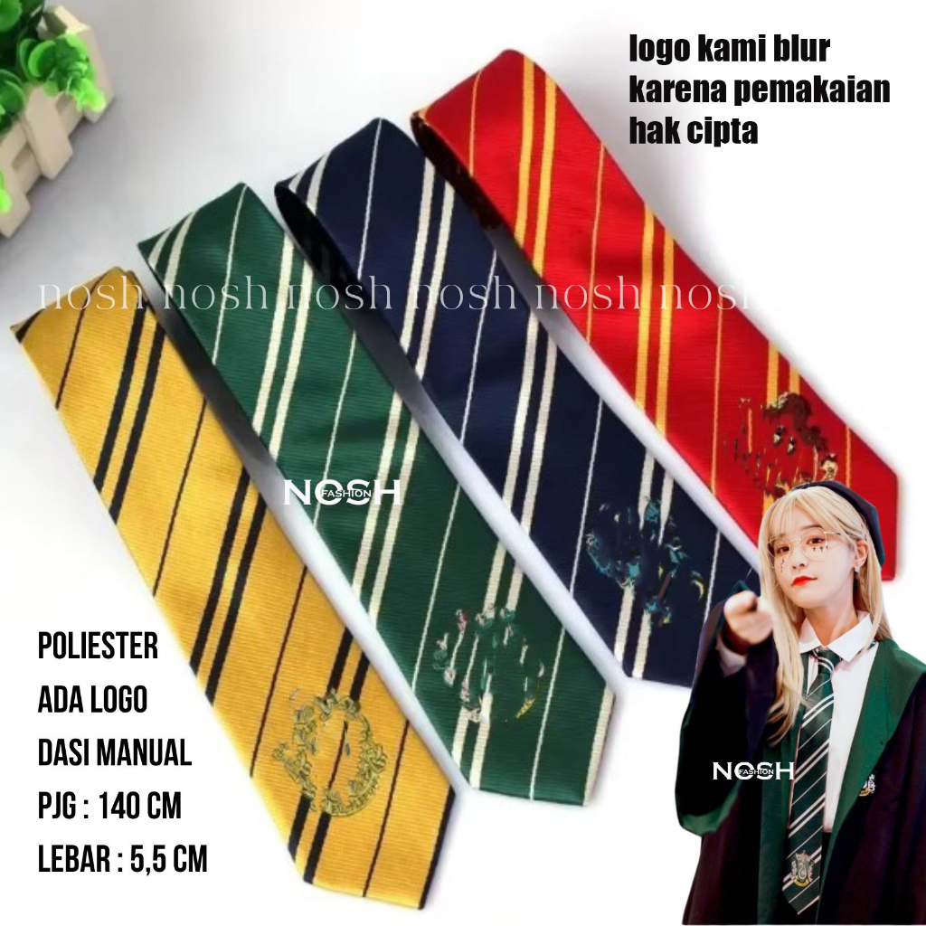 Jual Dasi Cosplay Wizard Tie Adjustable Premium Dasi Manual dengan LOGO ...