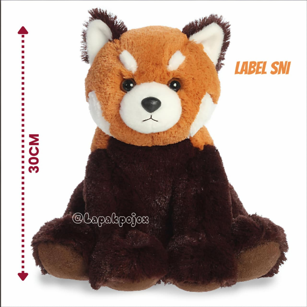 Jual Boneka Red Panda Aurora Lucu Label SNI | Shopee Indonesia