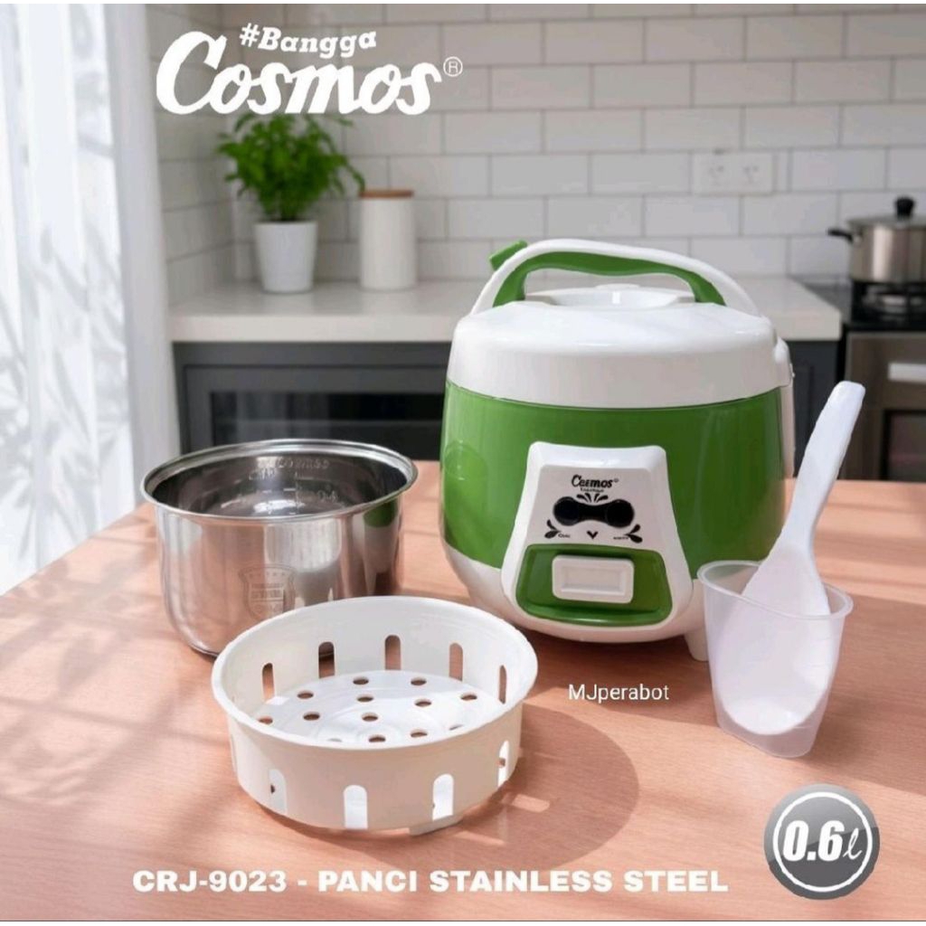Jual Magic Com Cosmos CRJ-9023 Panci Stainless 0.6Liter / Mini Rice ...