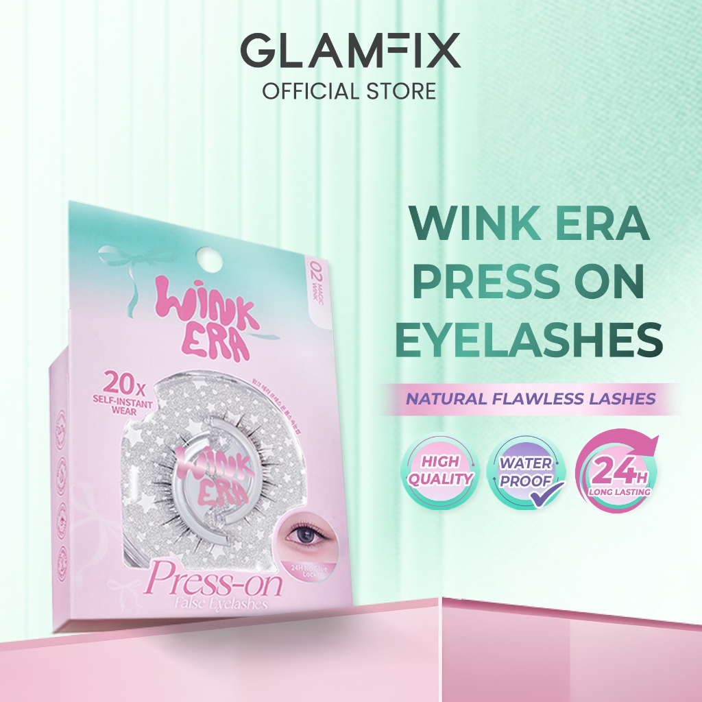 Jual GLAMFIX Wink Era Press-On False Eyelashes Bulu Mata Palsu Eyelash ...