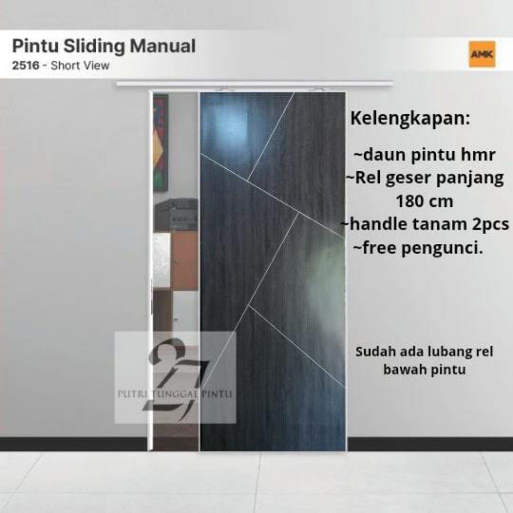 Jual satu set pintu sleding | satu set pintu geser | tinggal pasang ...