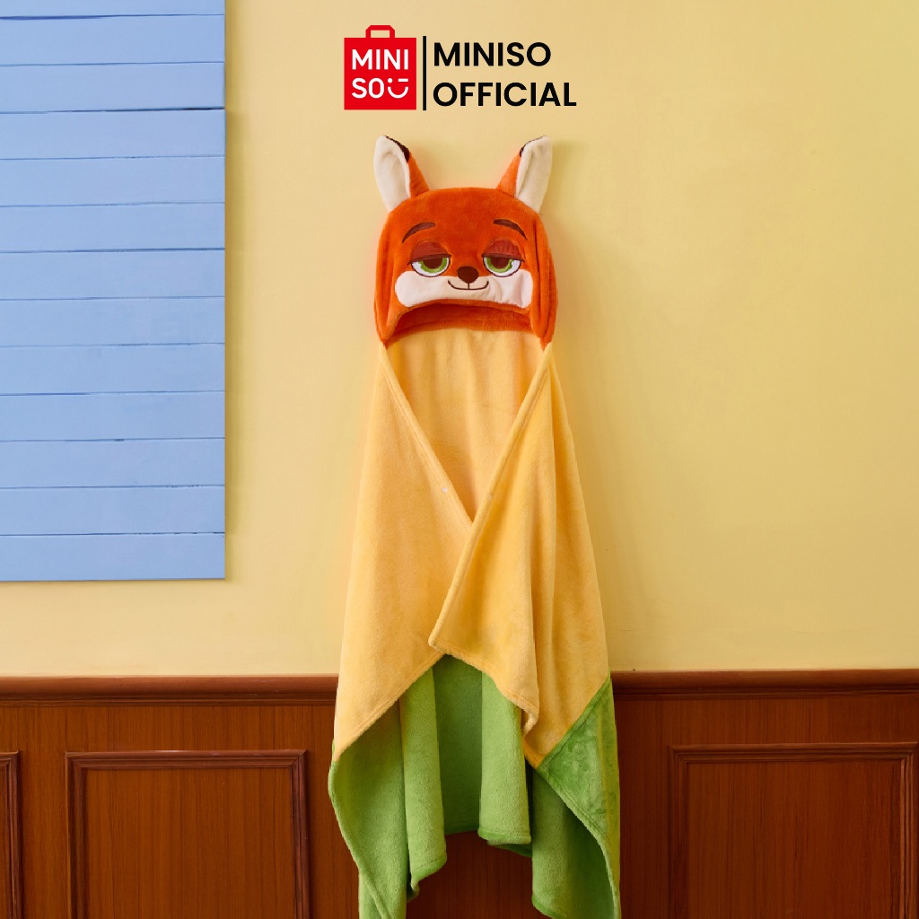 Jual MINISO X Disney Zootopia Collection Thicker Hooded Blanket Selimut ...