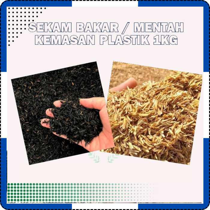 Jual Media Tanam Sekam Bakar / Mentah 1kg Organik Siap Pakai untuk ...