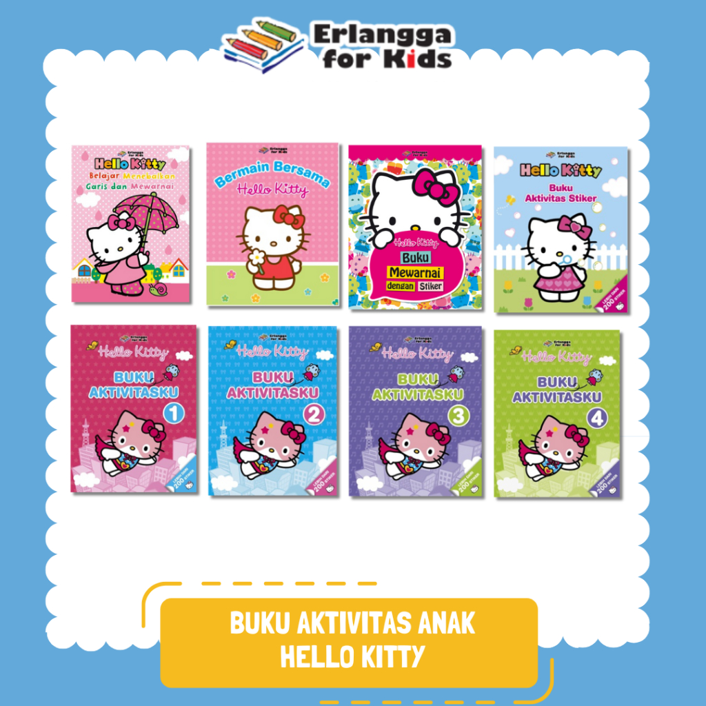Jual [Erlangga Official] Buku Anak: Buku Aktivitas Anak - Seri Hello ...
