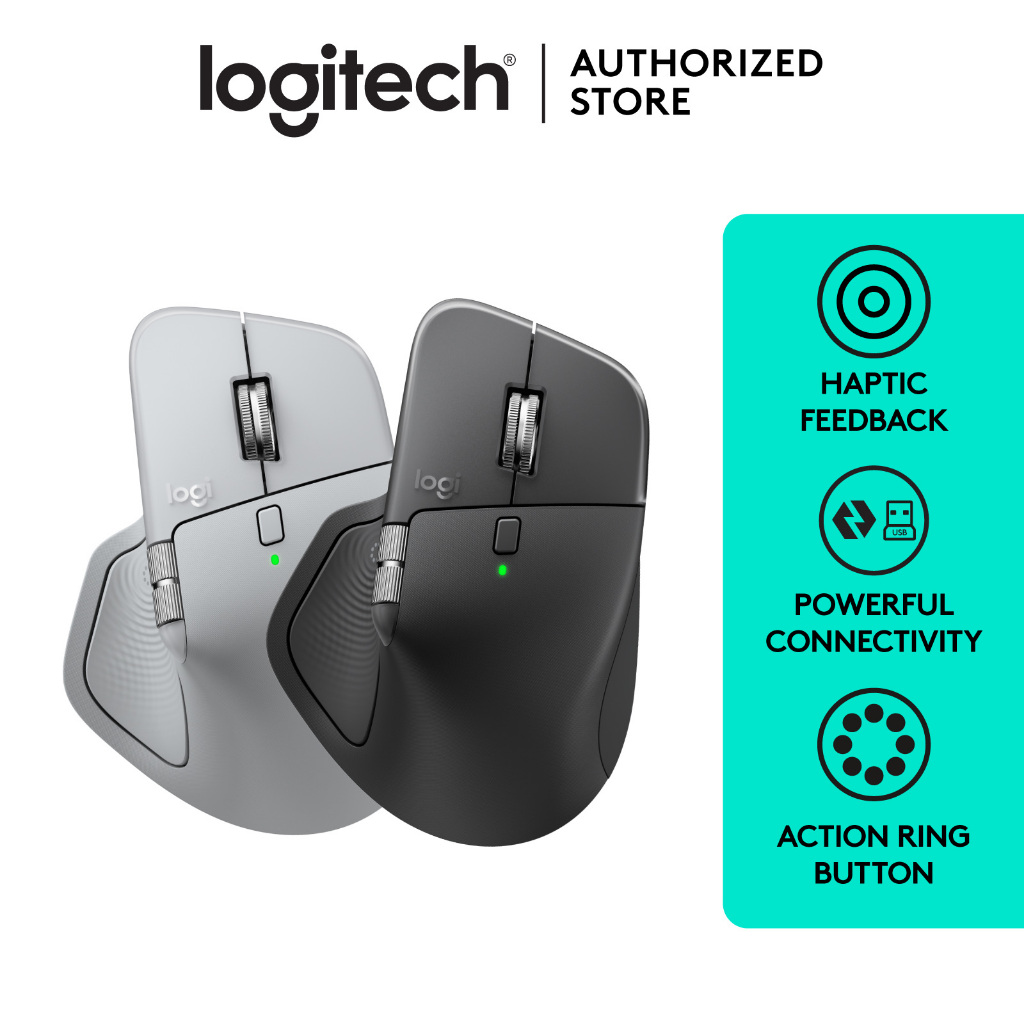 Jual Logitech MX Master 4, Mouse Wireless Ergonomis dengan Feedback ...
