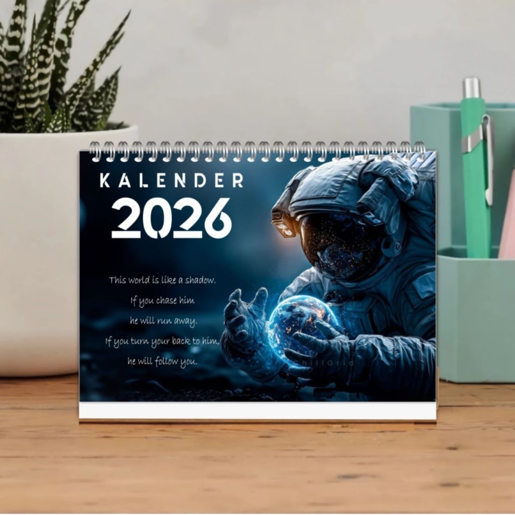 Jual Kalender Meja Aesthetic A5 Kalender Duduk Kalender 2026 | Shopee ...