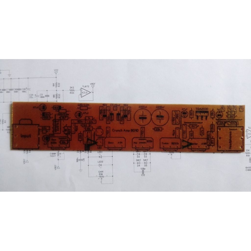 Jual PCB AMPLI GITAR CRUNCH AMP 8010 | Shopee Indonesia