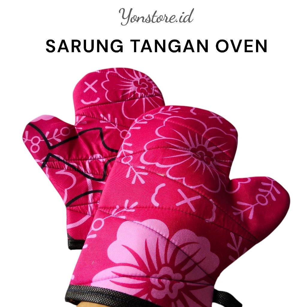 Jual SARUNG TANGAN, sarung tangan Oven 1 pasang tahan panas sarung ...
