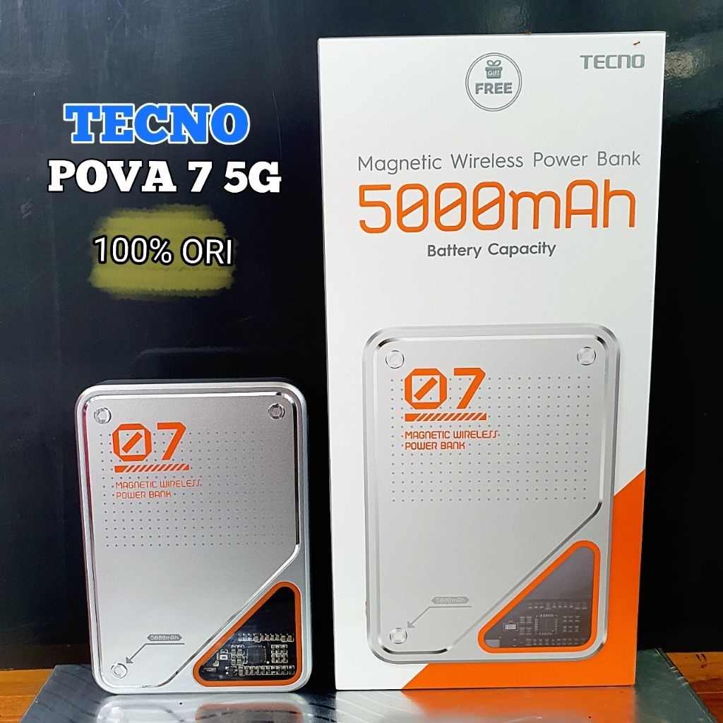 Jual Charger Wireless MAGPOWER TECNO POVA 7 5G || 5000Mah || MAGPAD ...