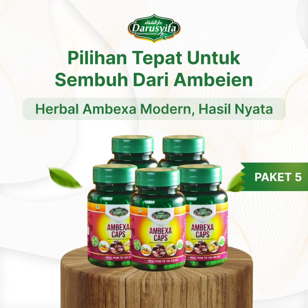 Jual Ambexa Darusyifa Paket 5 – Kapsul Herbal Halal Ekstrak Daun Ungu ...