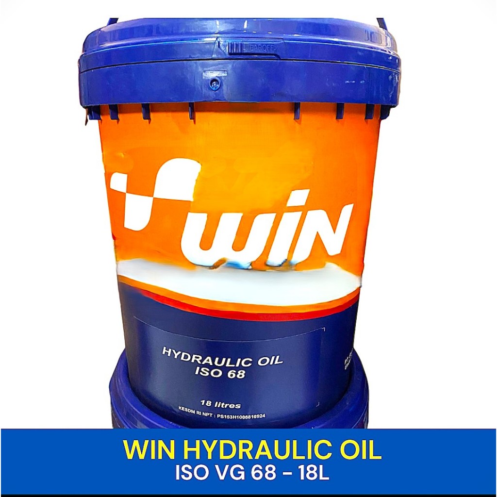 Jual OLI WIN HYDRAULIC ISO 68 18L PAIL/Oli Hydraulic/Hidrolik 68 ...