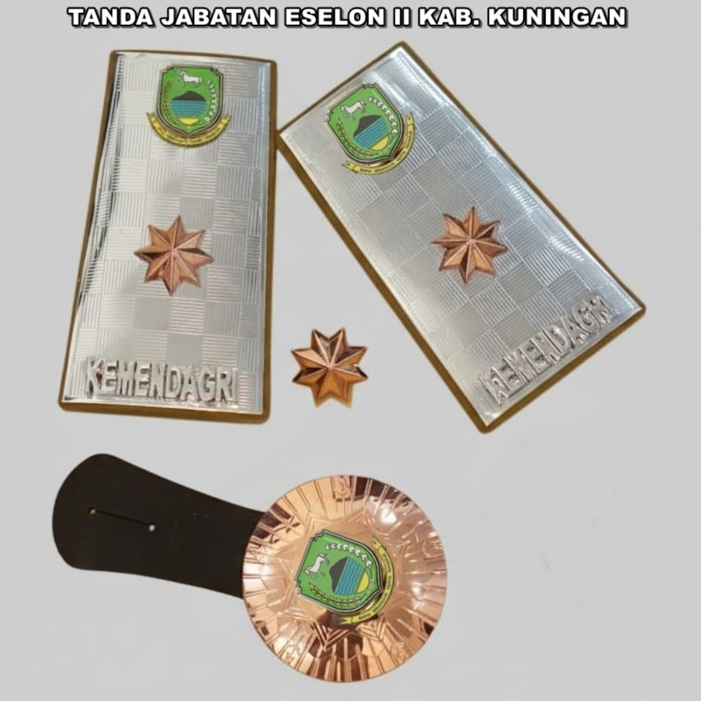 Jual Tanda Jabatan Eselon 2 (Kadis & Kaban) Logo Kabupaten Kuningan ...