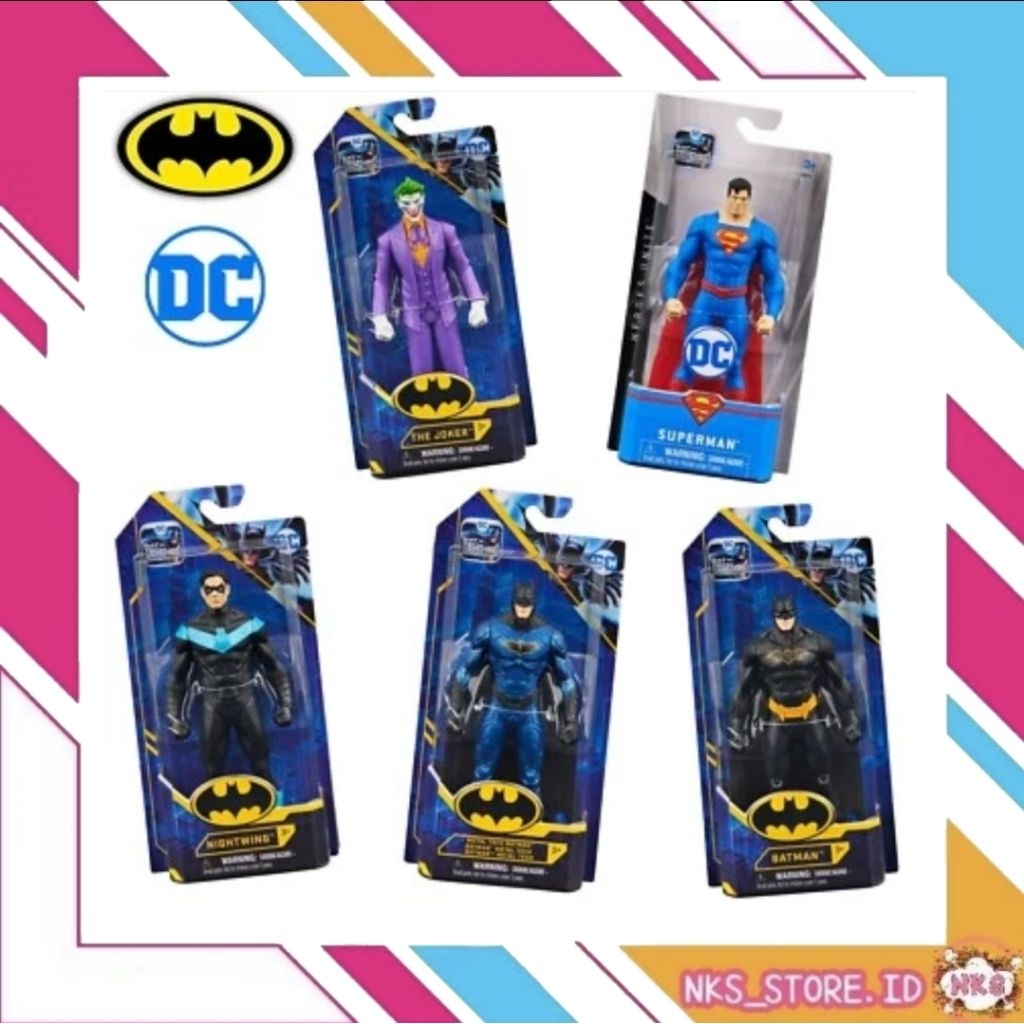Jual DC Figur Batman Basic Figure Original 6 Inch Mainan Anak Original ...