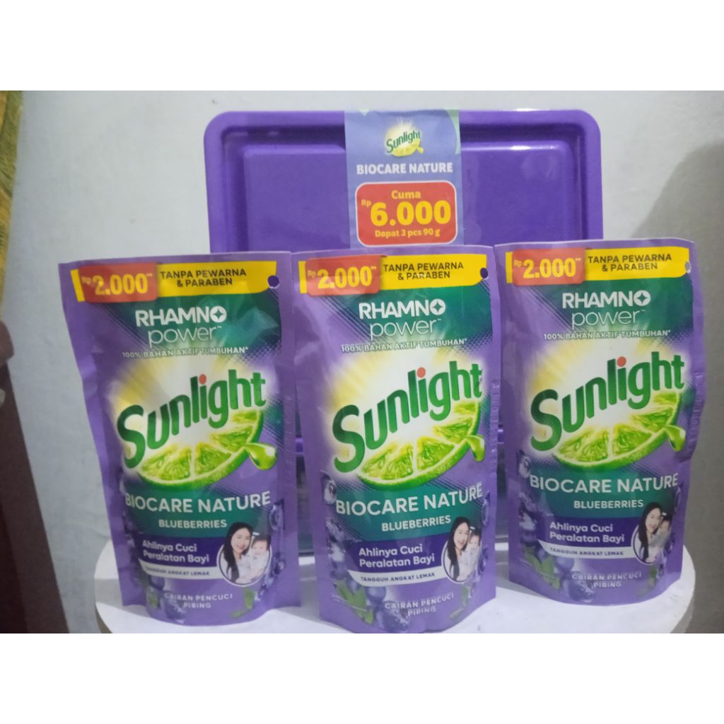 Jual Sunlight Biocare Nature Blueberries 90g x 3 free box | Shopee ...