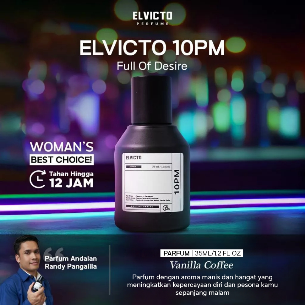 Jual ELVICTO 10PM PARFUM 35ML | Shopee Indonesia