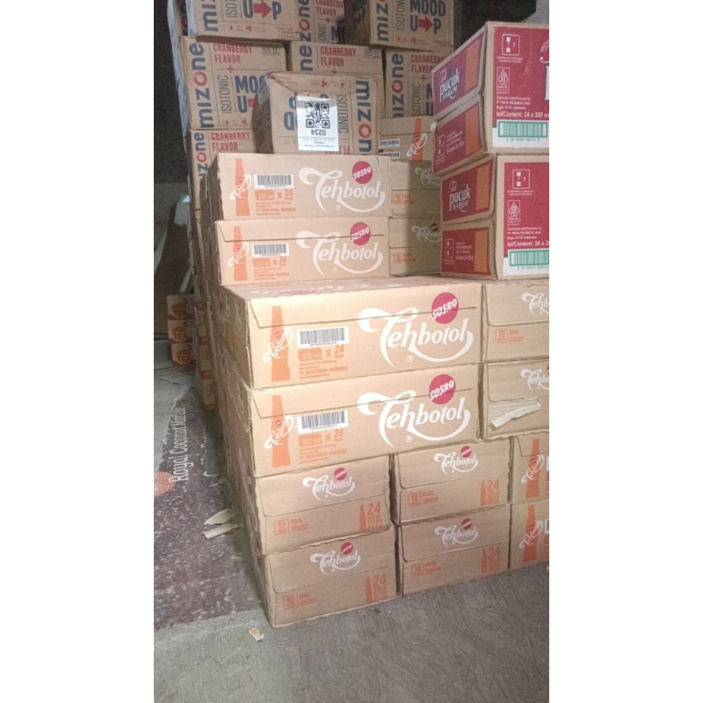 Jual teh botol Sosro kotak 250ml Khusus gojek | Shopee Indonesia
