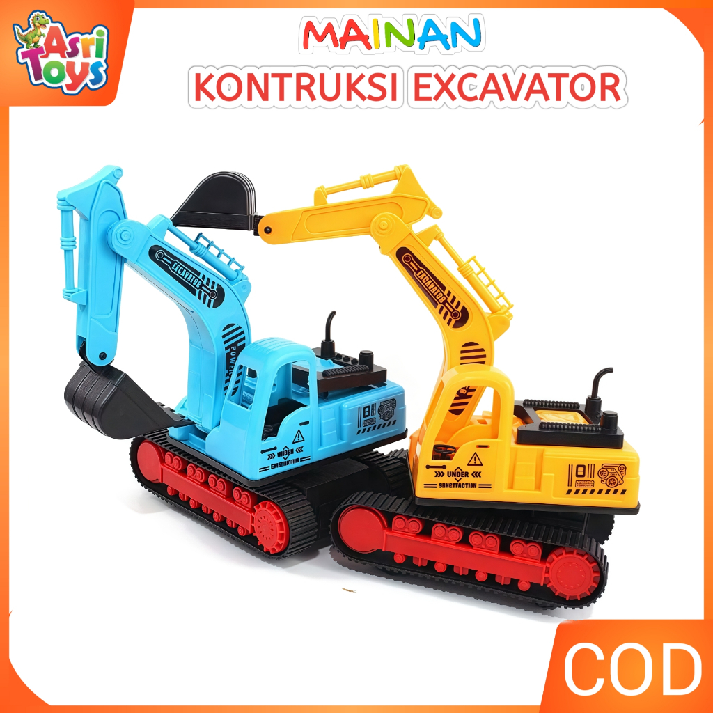 Jual Mainan Mobil Beko Excavator Truk Konstruksi OCT6128 / Mainan Anak ...