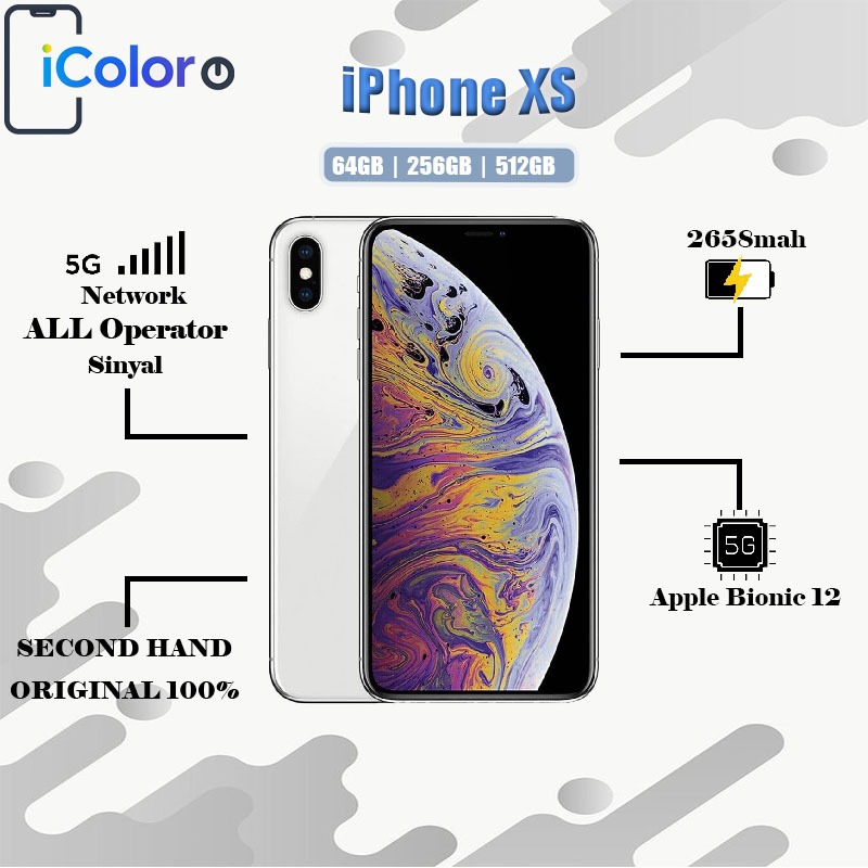 Jual iPhone XS 64GB/256GB/512GB Second BEKAS ORIGINAL 100% MULUS NORMAL ...