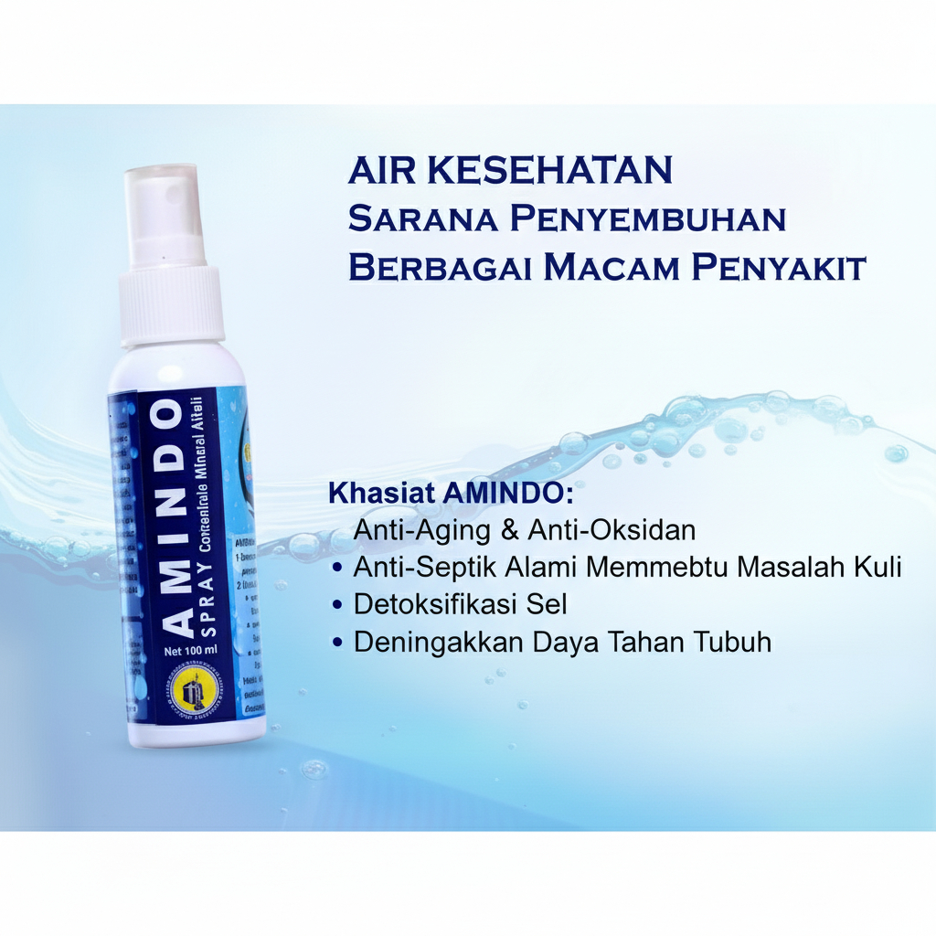Jual Spray Obat Luka Cepat Kering 100 ml Amindo Spray Obat Mata Luka ...