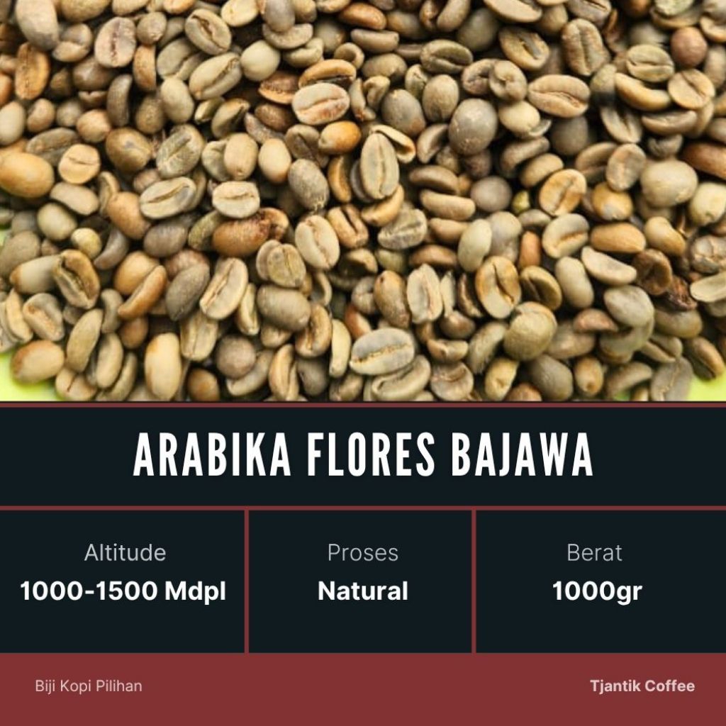 Jual GREEN BEAN/ BIJI KOPI MENTAH ARABIKA FLORES BAJAWA NATURAL GRADE 1 ...