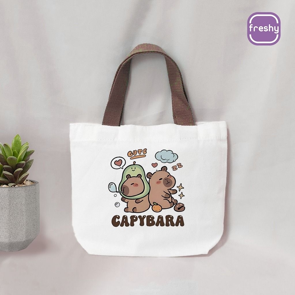 Jual Tas Tote Mini Kanvas Dinnir Milco | Shopee Indonesia
