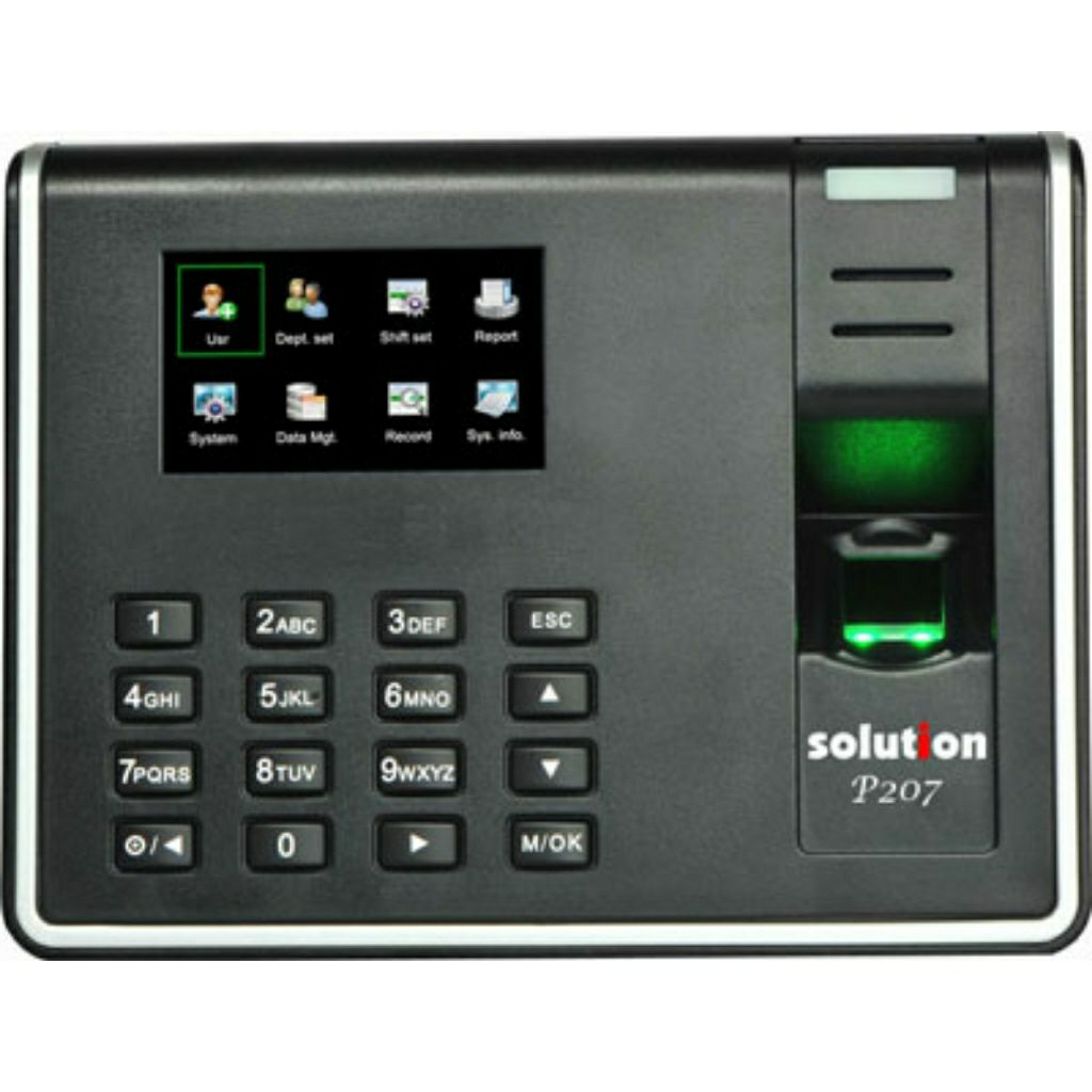 Jual Mesin Absensi Solution P207 fingerprint absen scan sidik jari ...