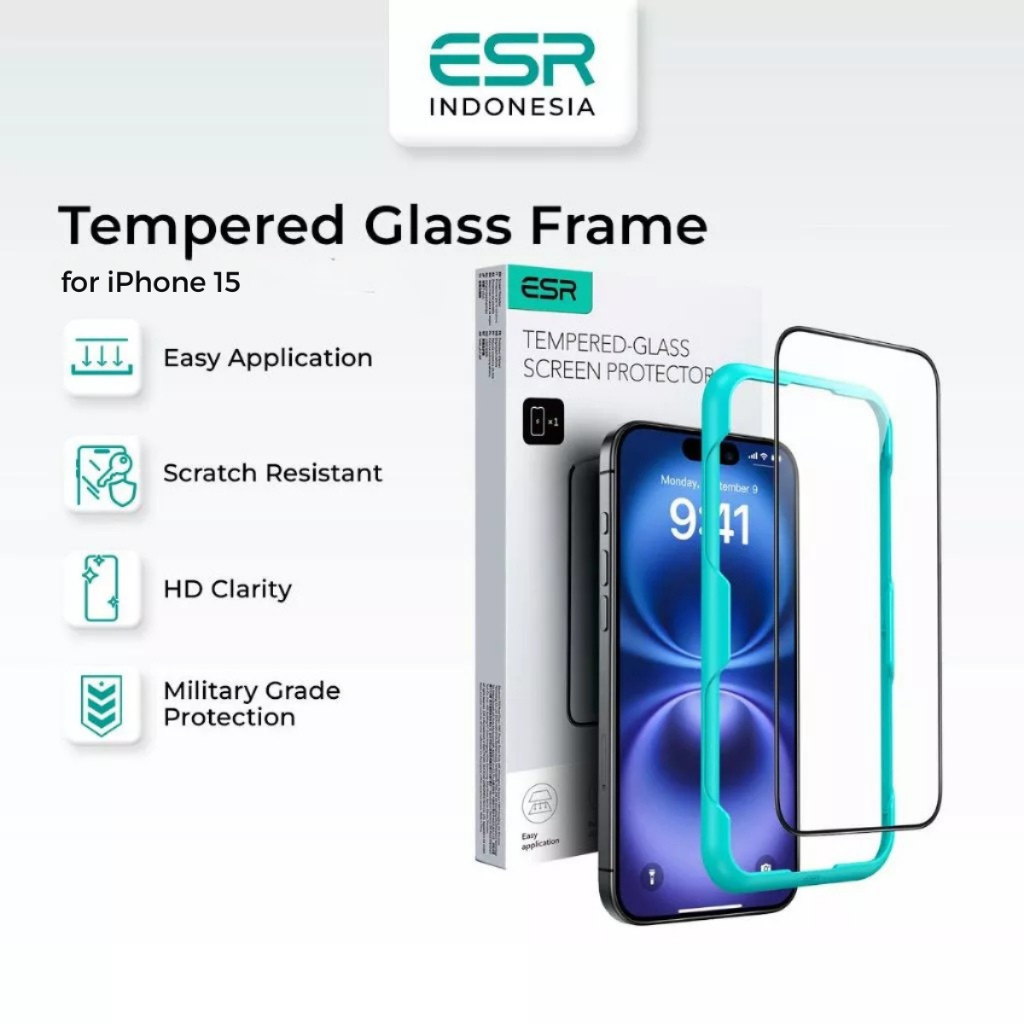 Jual [SPECIAL DISCOUNT] ESR Tempered Glass Screen Protector Black Edge ...