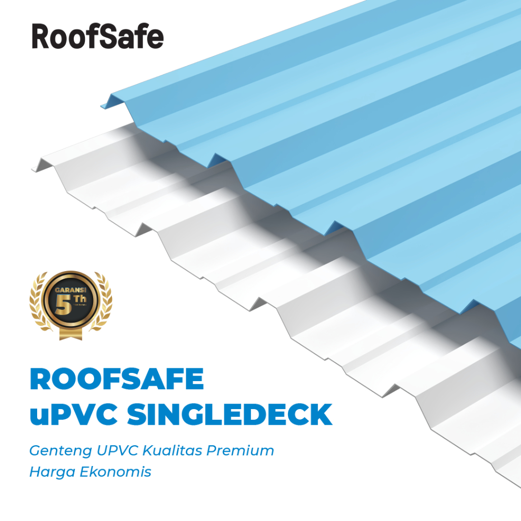 Jual Supplier Atap UPVC Roofsafe Atap Upvc Single Layer Trimdeck Lebar ...