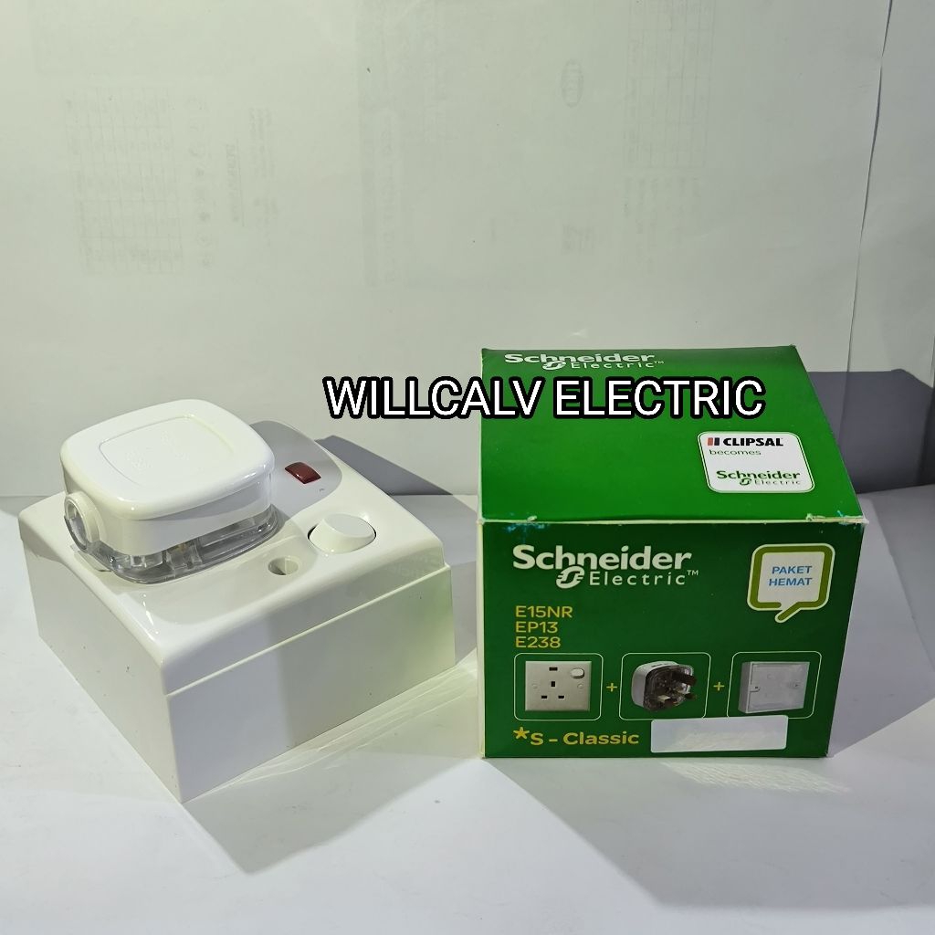 Jual Stop kontak AC set Clipsal Schneider Classic out bow tempel tembok ...