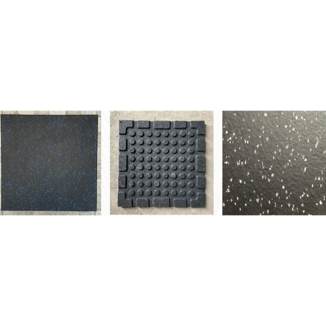 Jual Rubber Tile Gym Flooring collection 15 motif Bintik – Tebal 25mm ...