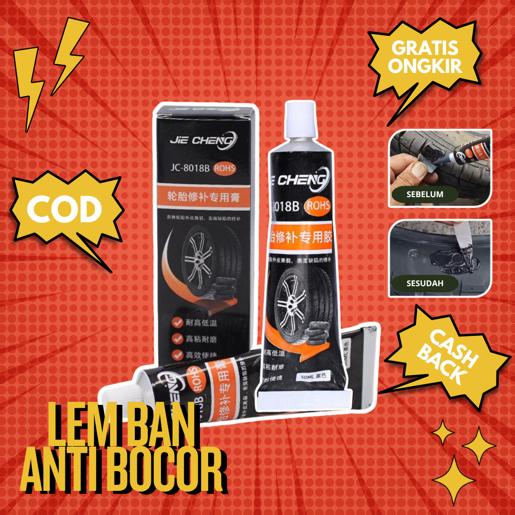 Jual Lem Ban Kendaraan 50ml - Car Tire Repair Glue Adhesive 50ml - Lem ...