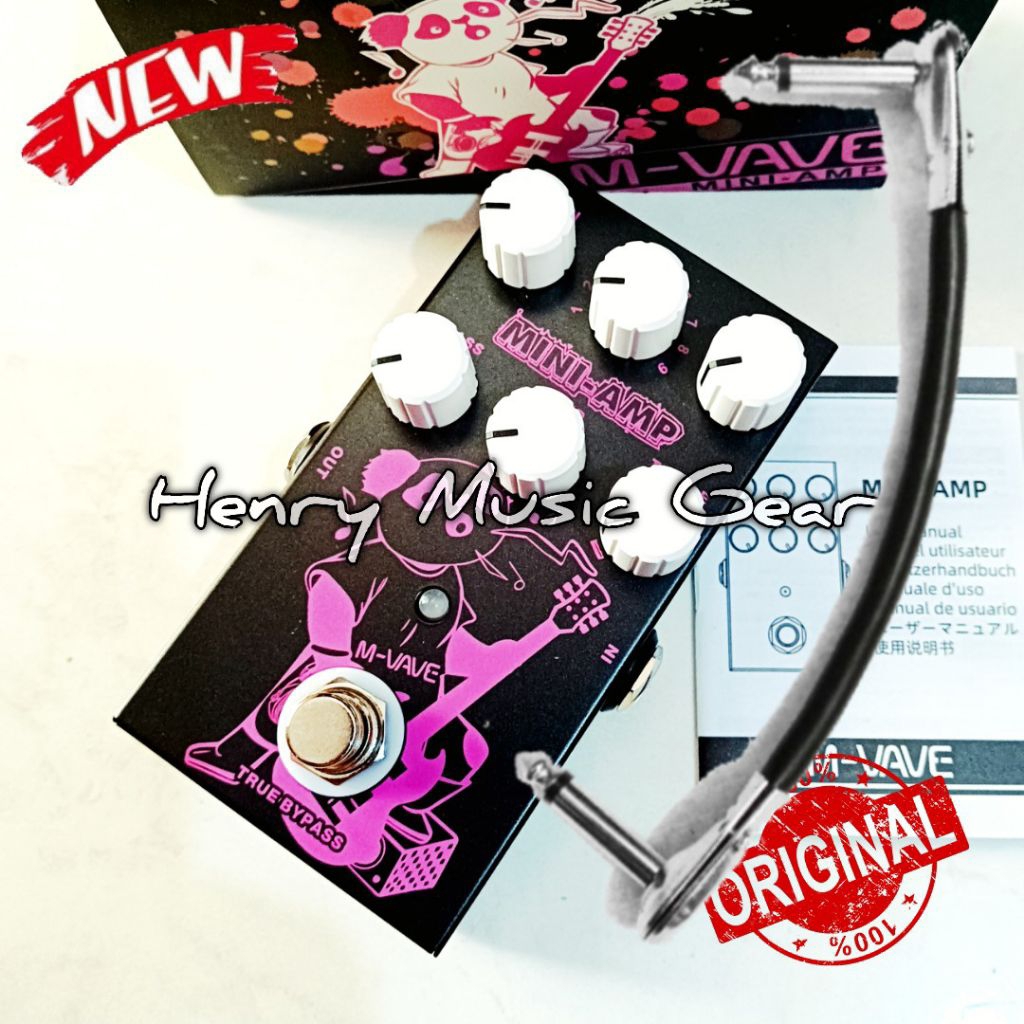 Jual M-Vave Mini Amp 9 Models Amply Simulator untuk Gitar Elektrik BARU ...