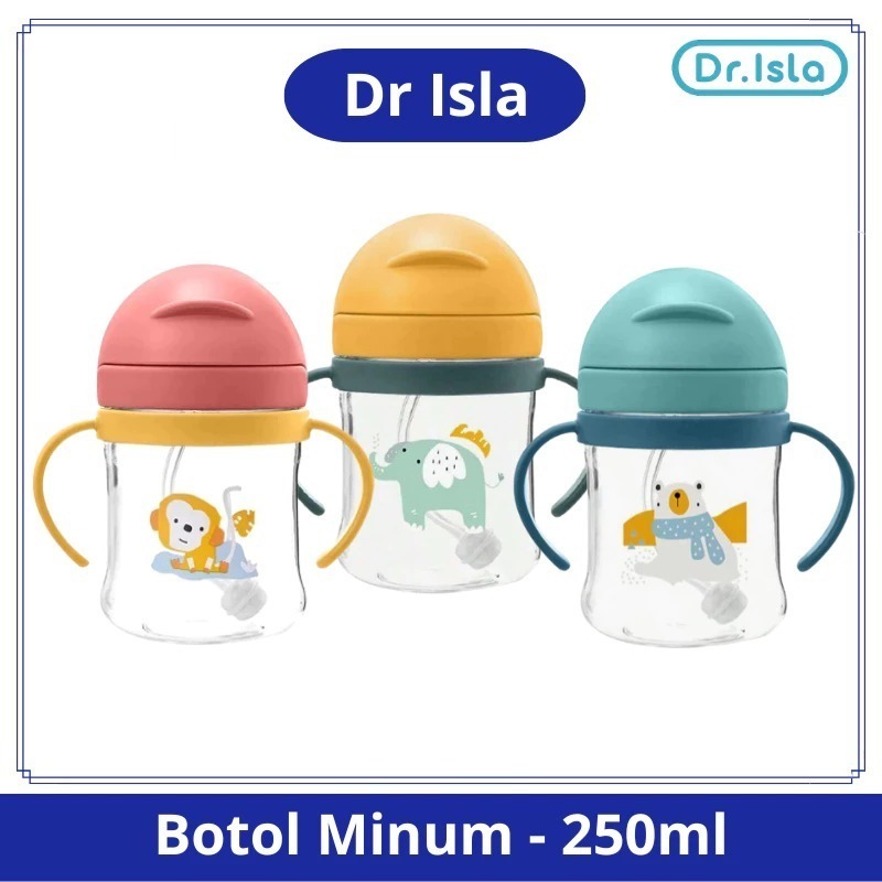 Jual Dr Isla Children Straw Drinking Cup Botol Minum Bayi Anak Sedot ...