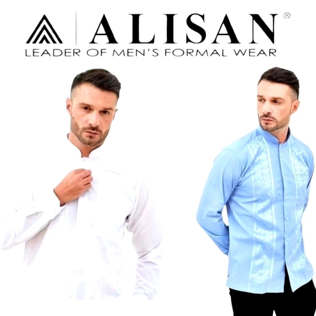 Jual Alisan koko lengan panjang reguler | Shopee Indonesia