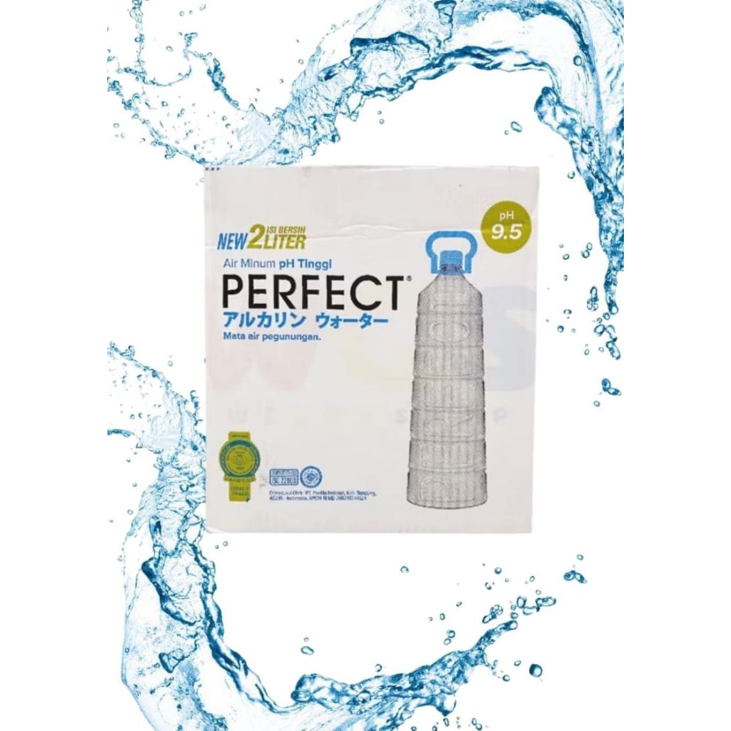 Jual Perfect Alkaline water 2 liter pH 9.5 (1 dos isi 6 botol) | Shopee ...