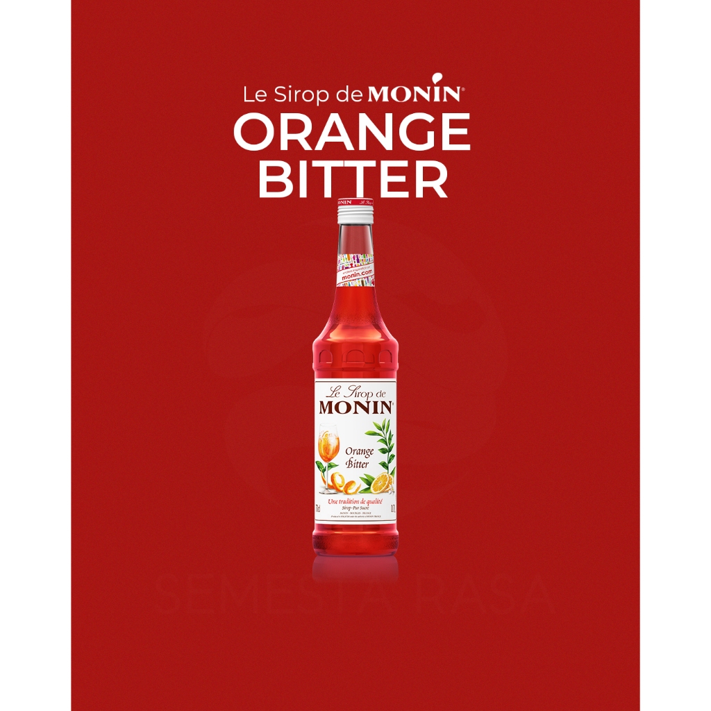 Jual Monin Orange Bitter / Orange Spritz Syrup 700ML | Sirup Rasa Jeruk ...
