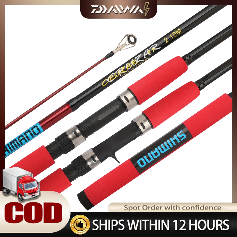 Jual SHIMANO fishing rod Joran Pancing Carbon Sutet 2 Bagian Tongkat ...